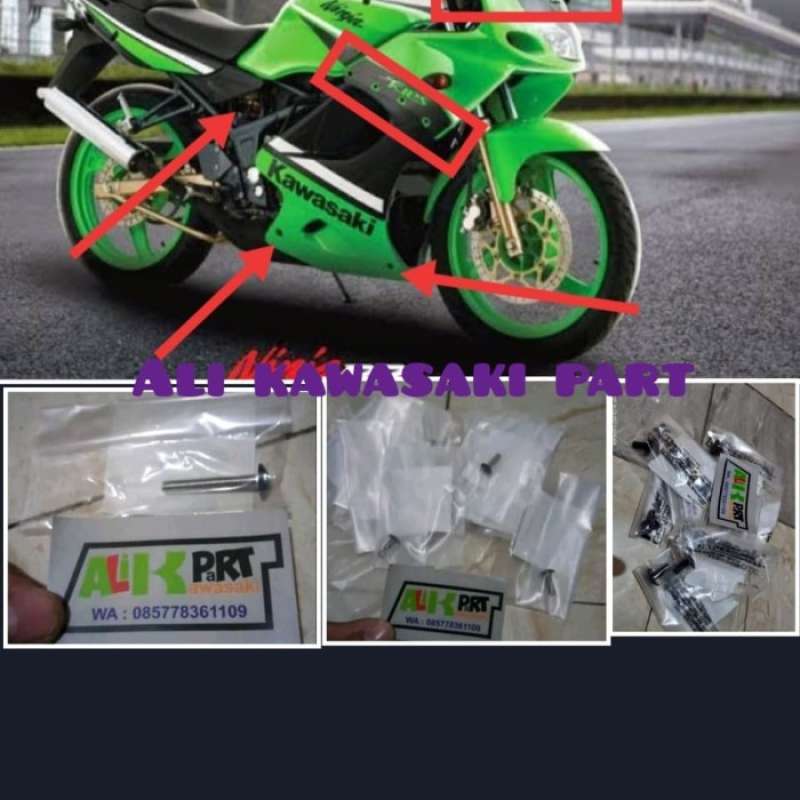 Jual baut body set ninja RR old orinal di Seller Terpercaya Shop ...