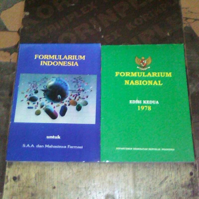 Jual Buku Farmasi /Formularium Indonesia Dan Formularium Nasional di ...