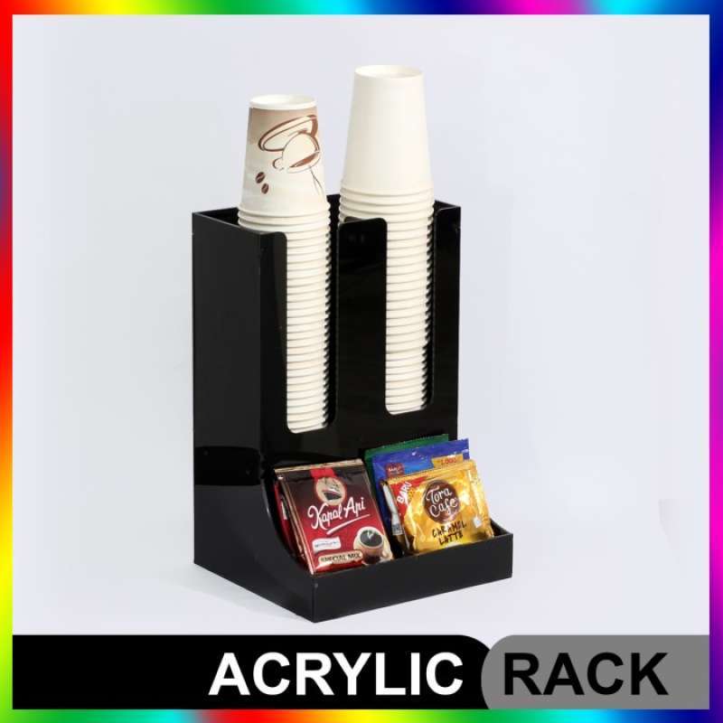 Promo Rak Paper Cup Multifungsi 2 Slot 9 Oz Diskon 25% di Seller Surti ...