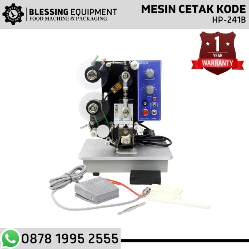 Promo MESIN CETAK KODE EXPIRED GOMESIN HP 241B HOT CODE PRINTER ...