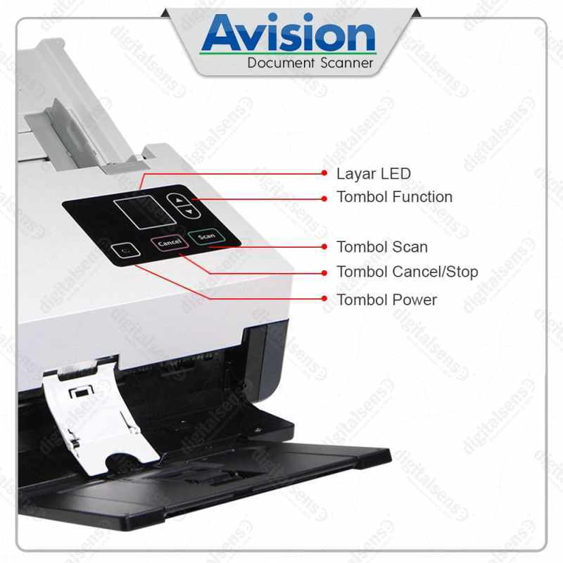 Jual Avision Scanner Ad345gn (adf-a4/f4/legal/folio- 60 Lembar/menit ...