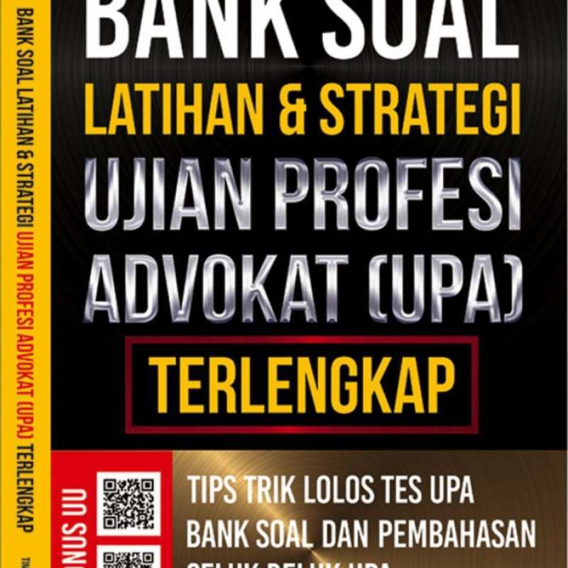 Promo Buku Bank Soal Latihan & Strategi Ujian Profesi Advokat (UPA ...