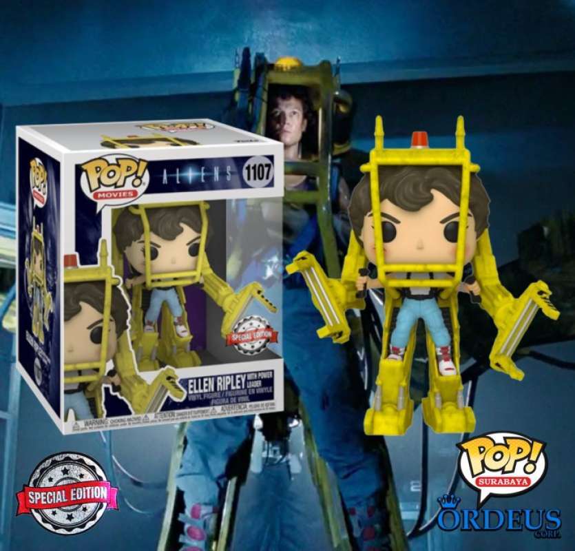 Promo Funko Pop! Aliens - Ellen Ripley with Power Loader 6 Super Sized ...