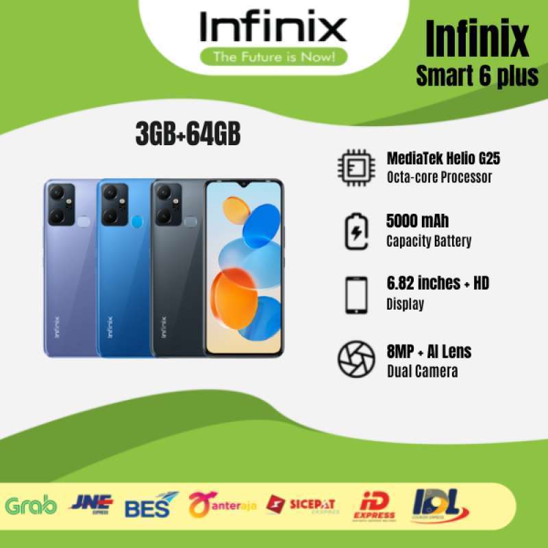 Jual Infinix Smart 6 Plus [X6823C] Smartphone ( Ram 3GB / Rom 64GB ...