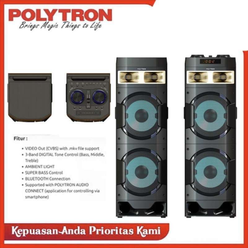Promo Polytron Speaker Aktif Pas 10d28 Original Polytron Garansi Resmi
