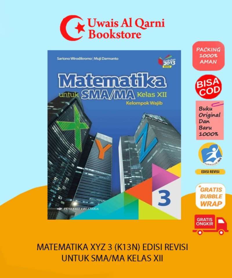 Promo Matematika Xyz 3 Untuk Sma/Ma Kelas Xii Kelompok Wajib Muji Erlangga Diskon 23% di Seller ...
