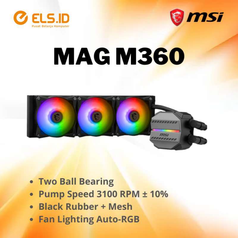 Promo MSI MAG CoreLiquid M360 CPU Liquid Cooling Diskon 6% di Seller ELS Computer Official Store ...