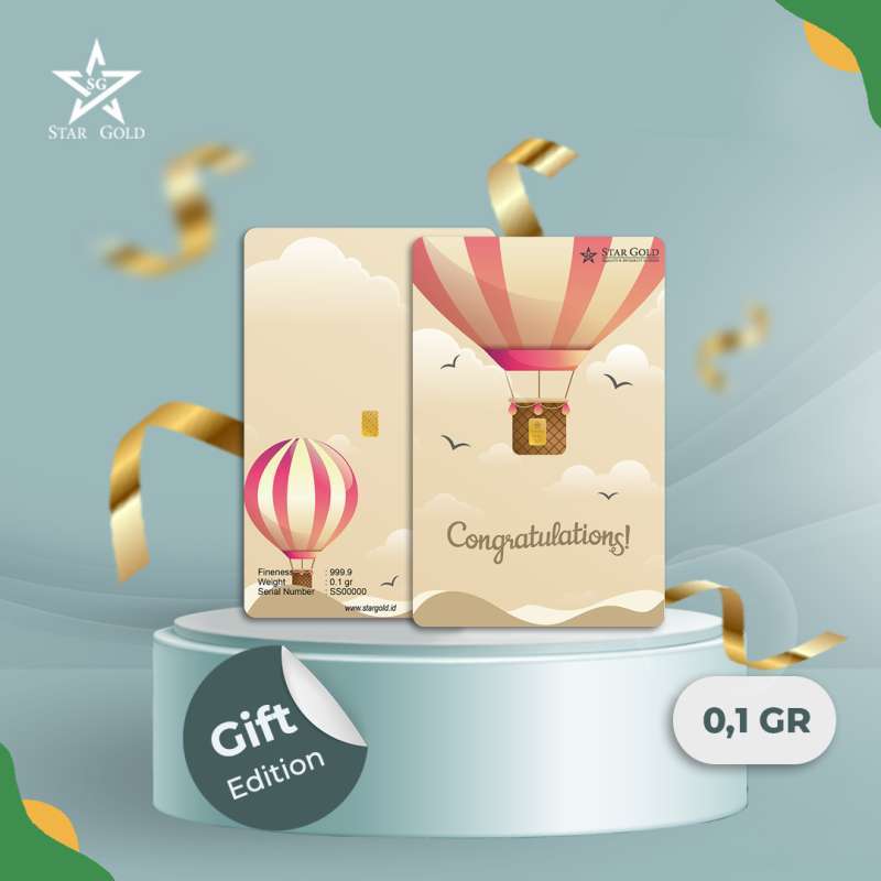 Jual StarGold Mini Logam Mulia Edisi Congratulations 2 di Seller ...