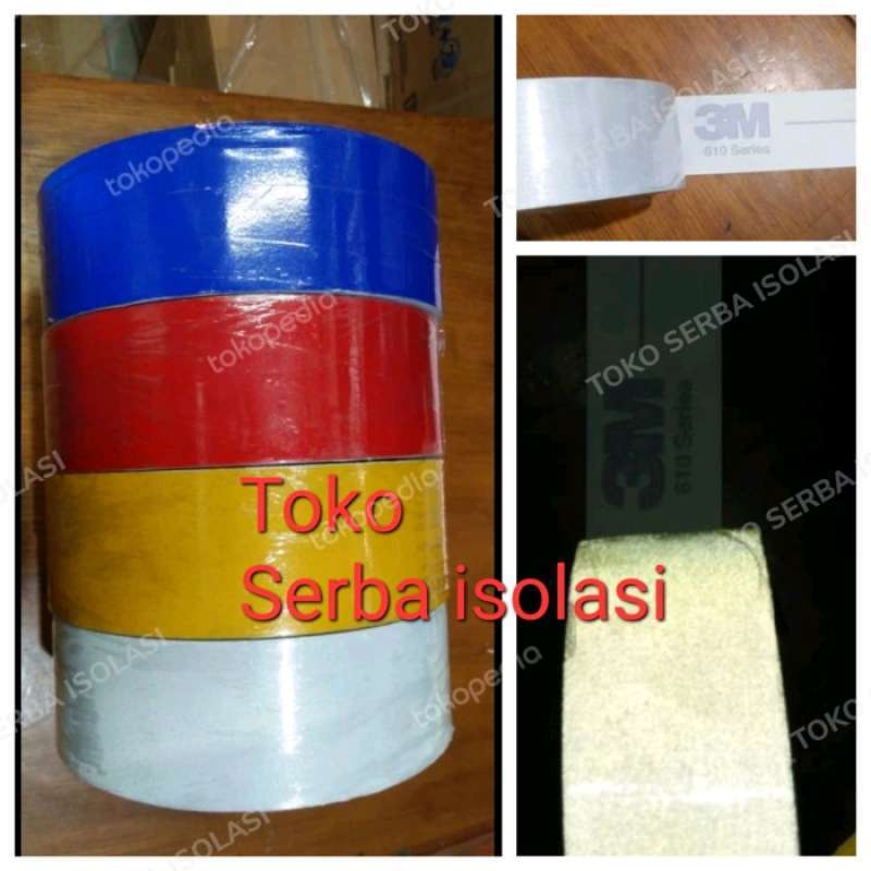 Jual Stiker Titik Jepit 3m Tipe 610, Size 2inch, Merah Kuning, Biru ...
