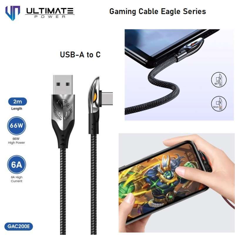 Jual Cable Data Gaming Type C 2 Meter Spesifikasi Original, Murah ...