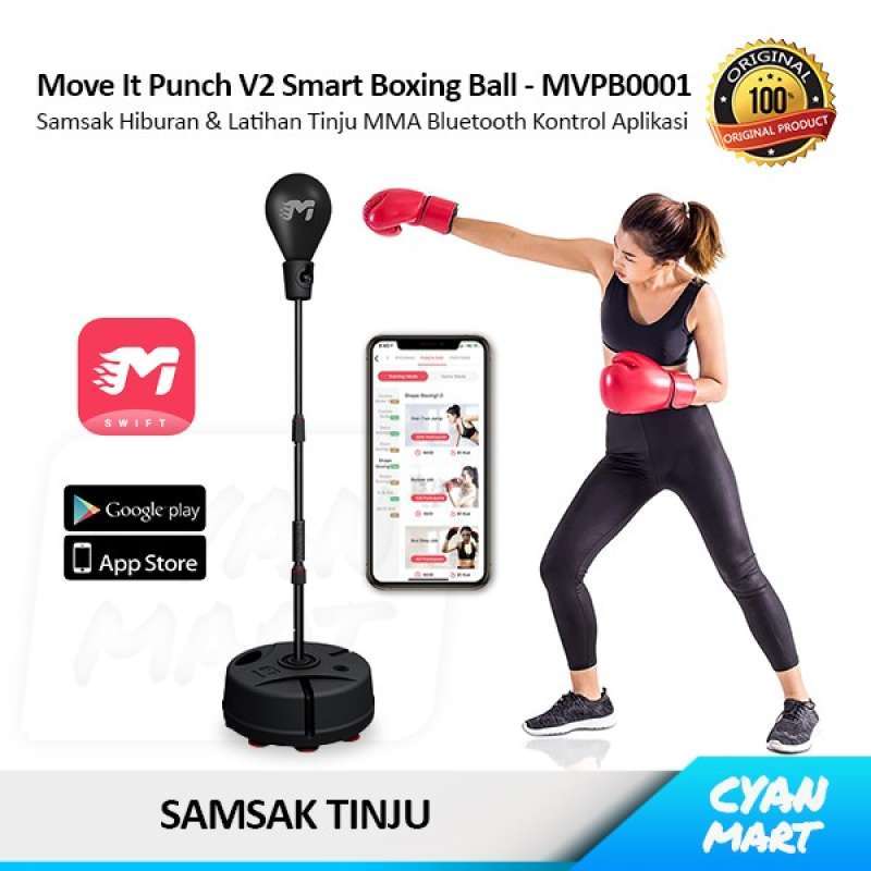 Promo Move It Punch V2 Smart Boxing Ball Samsak Berdiri Tinju Mma ...