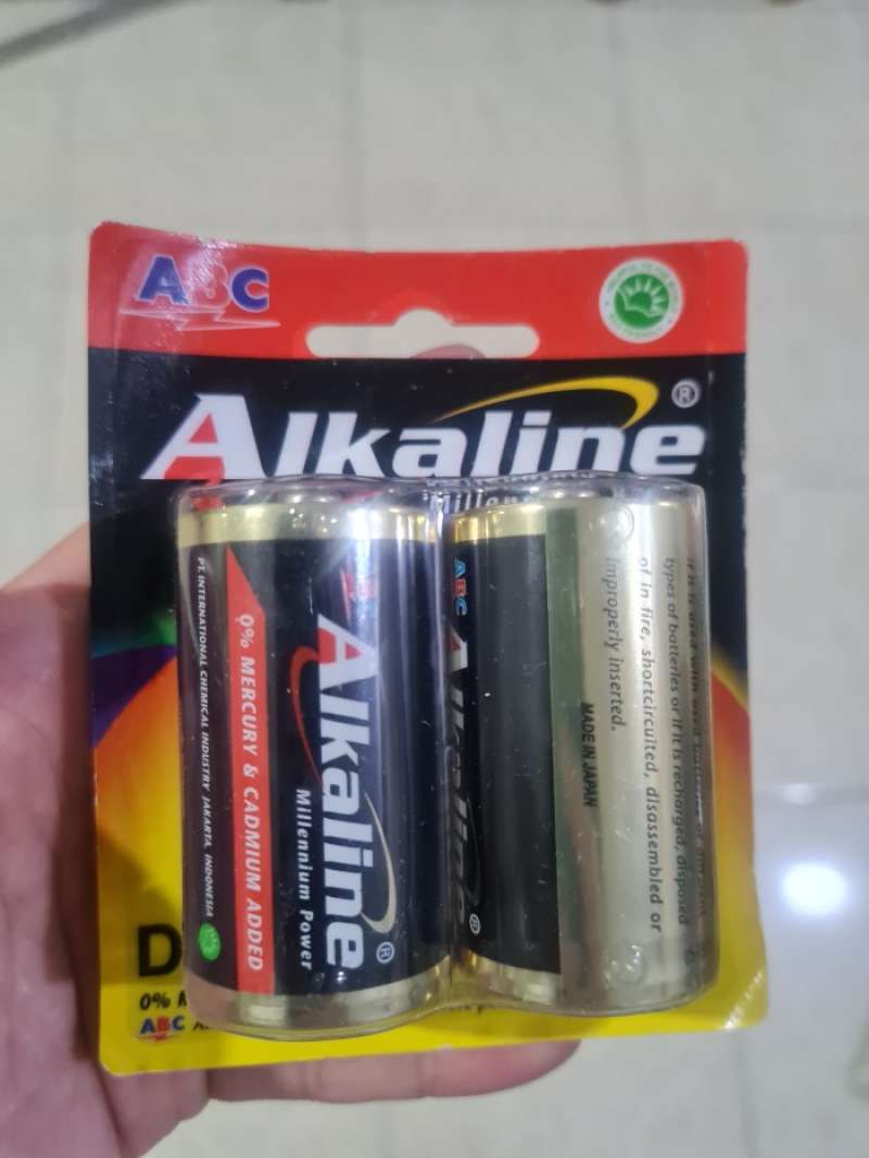 Promo Baterai Abc Alkaline Tipe D / Baterai Besar (isi 2 Baterai ...