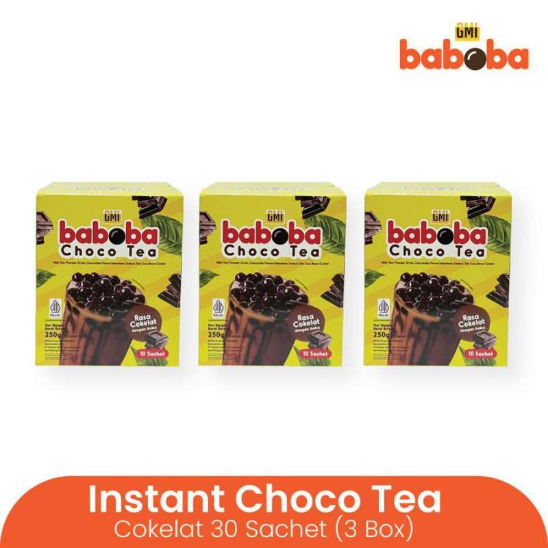Jual Baboba - Minuman Instant Choco Tea - 3 Box di Seller Baboba.id ...