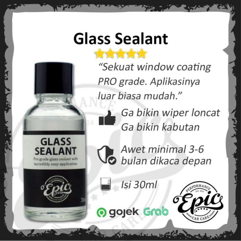 Jual Cairan Coating Kaca Mobil Efek Daun Talas - Epic Glass Sealant di ...