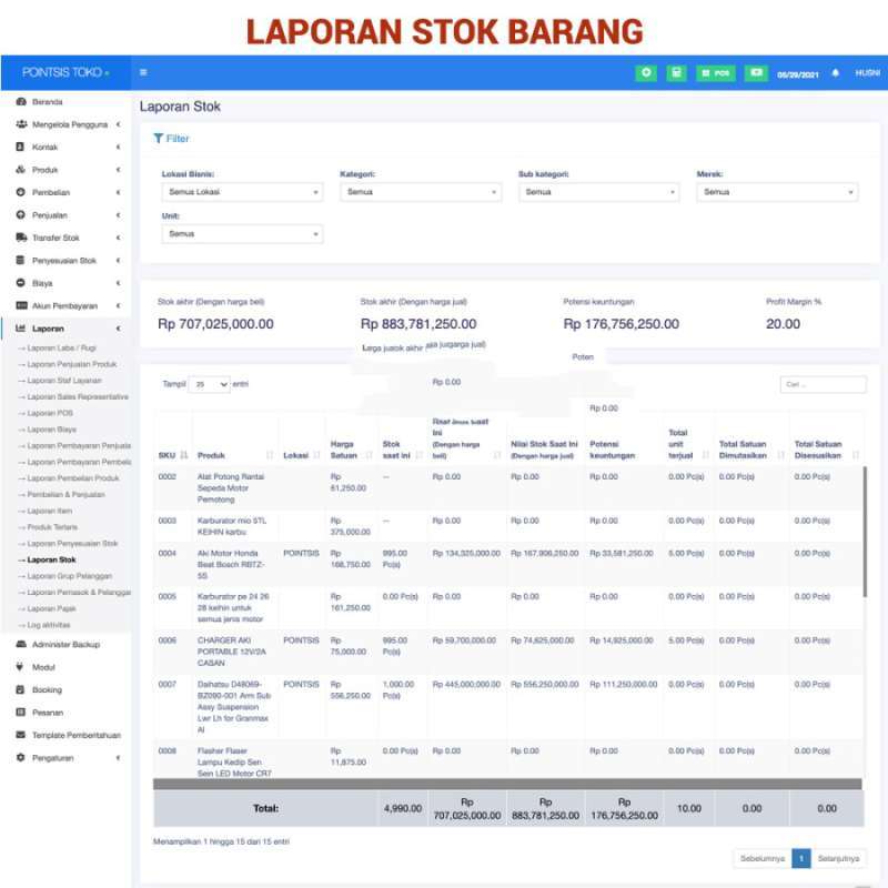 Promo Source Code Aplikasi Toko Pos Ipos Lengkap Full Php Siap Pakai Retail Grosir Minimarket ...