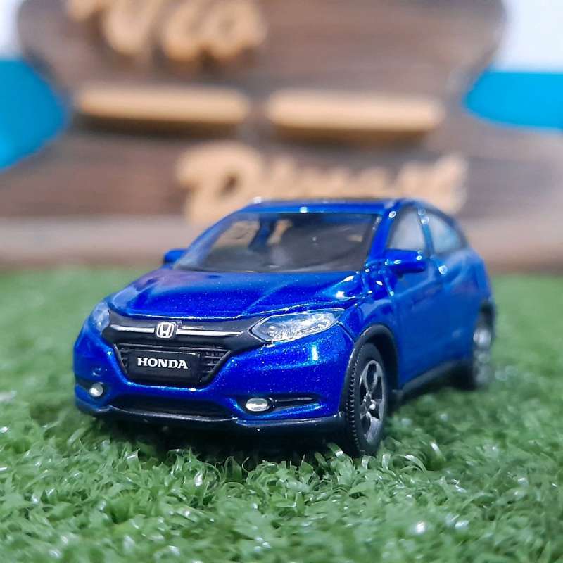 Jual Diecast Miniatur Honda Hrv Biru Skala 1:64 Di Seller Vio_car ...