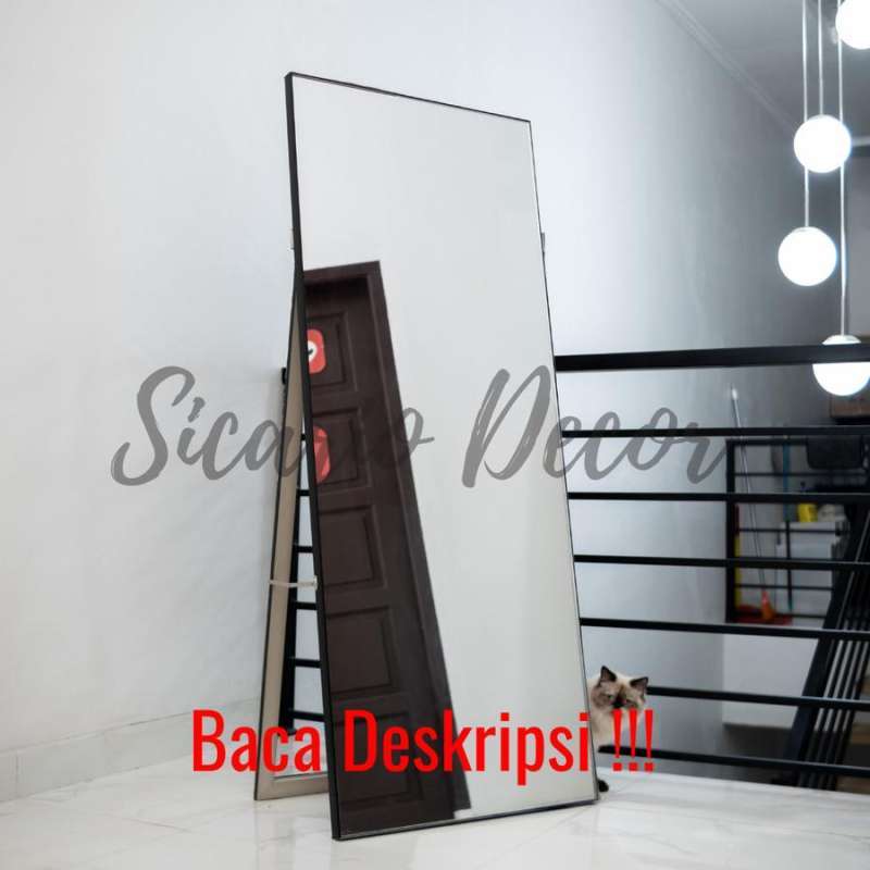 Jual Standing Mirror Cermin Berdiri Minimalis Full Body Premium ...