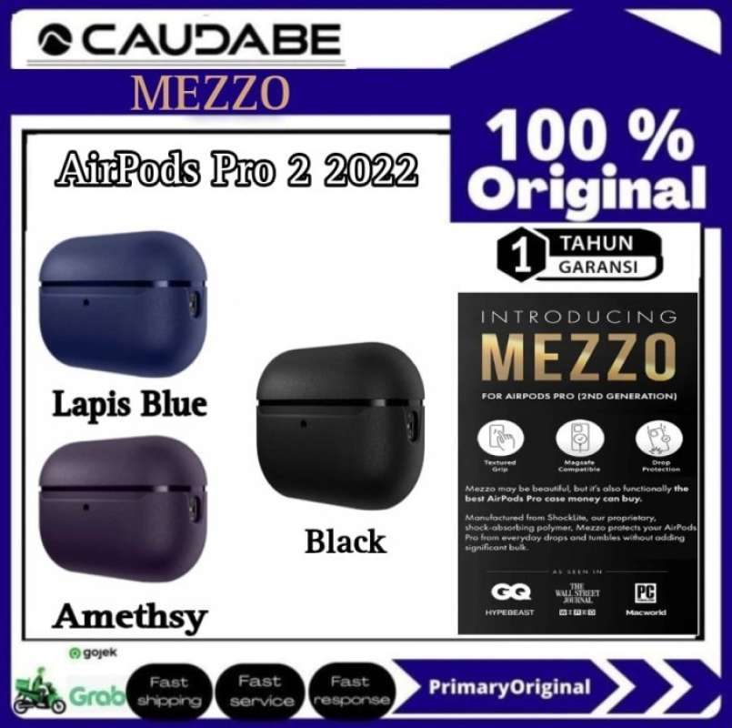 Jual Case Casing AirPods Pro 2 Caudabe Mezzo Magsafe Premium - Black di ...