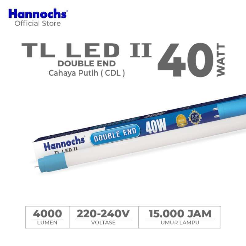 Promo Hannochs Tl Led Ii Double End 40 Watt Cahaya Putih - Lampu Tube ... Promo Hannochs Tl Led Ii Double End 40 Watt Cahaya Putih - Lampu Tube ...
