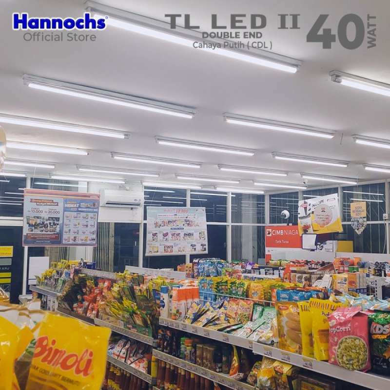 Promo Hannochs Tl Led Ii Double End 40 Watt Cahaya Putih - Lampu Tube ...