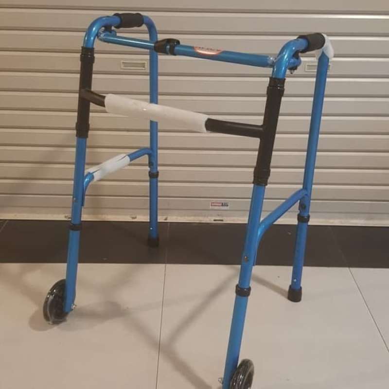 Jual Tongkat Walker Aluminium Warna Beroda Alat Bantu Jalan Di Seller ...