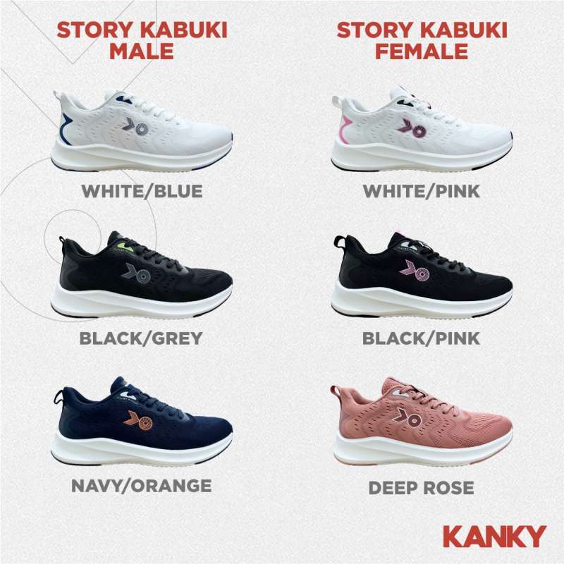 Jual Kanky Story Kabuki 40-46 Pria - Sepatu Sneakers Casual Sport ...