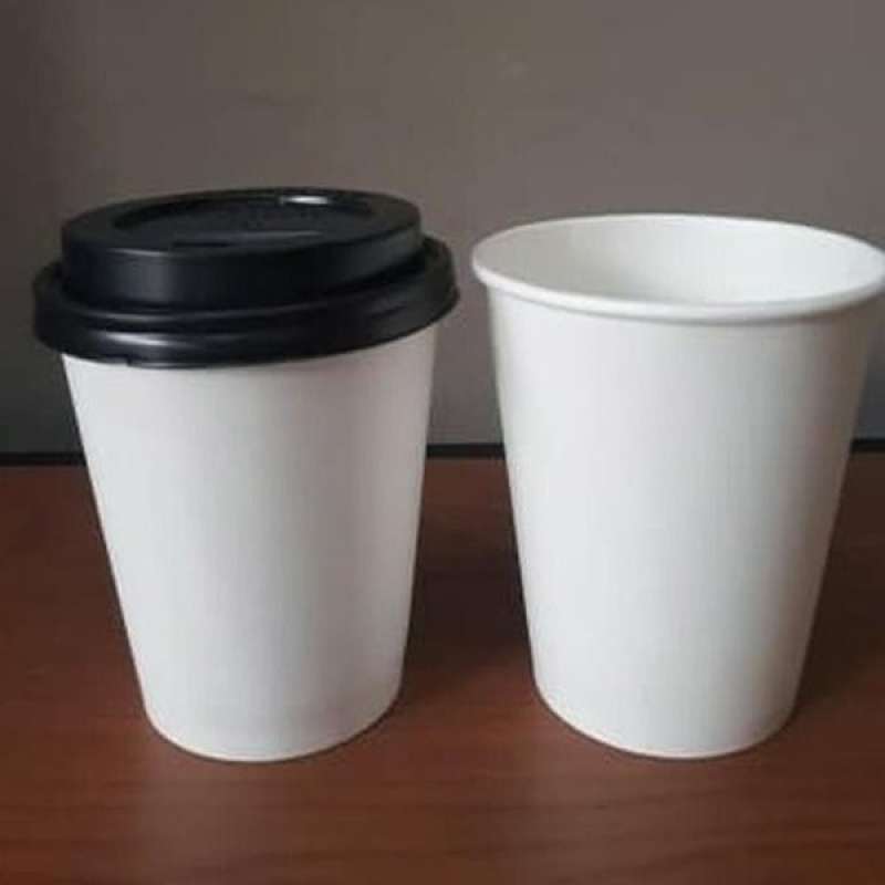 Promo Paper Cup Putih Polos / Gelas Kertas Putih 8 Oz Kopi Per Dus / Karton Diskon 23% di Seller ...