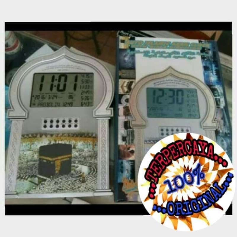 Jual Jam Digital Led Dengan Bentuk Masjid Lengkap Tanggal Dan Waktu ...