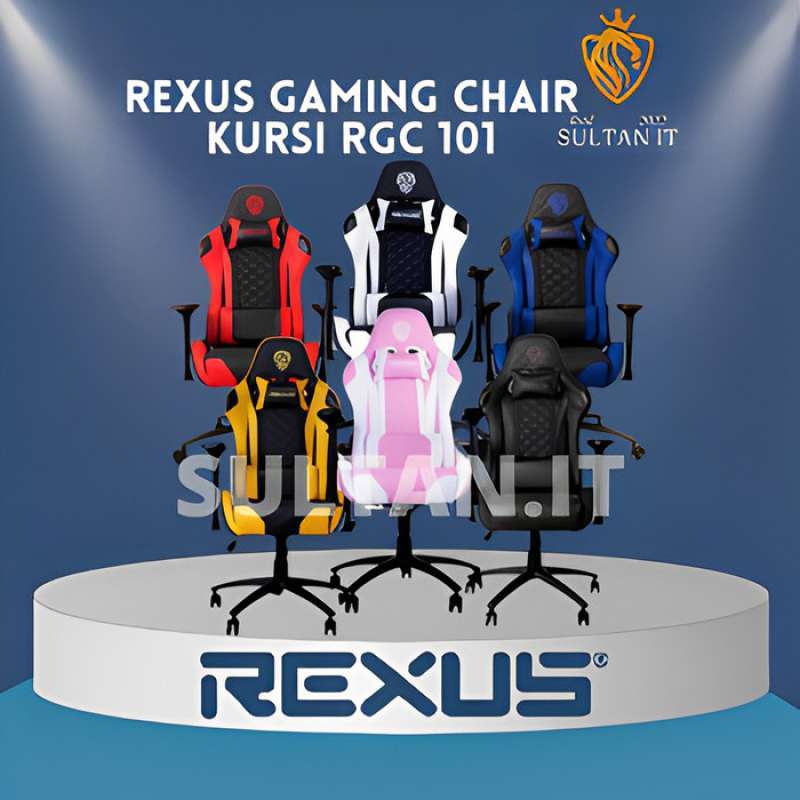 Jual Rexus Gaming Chair Kursi RGC 101 Original di Seller Indah Komputer ...