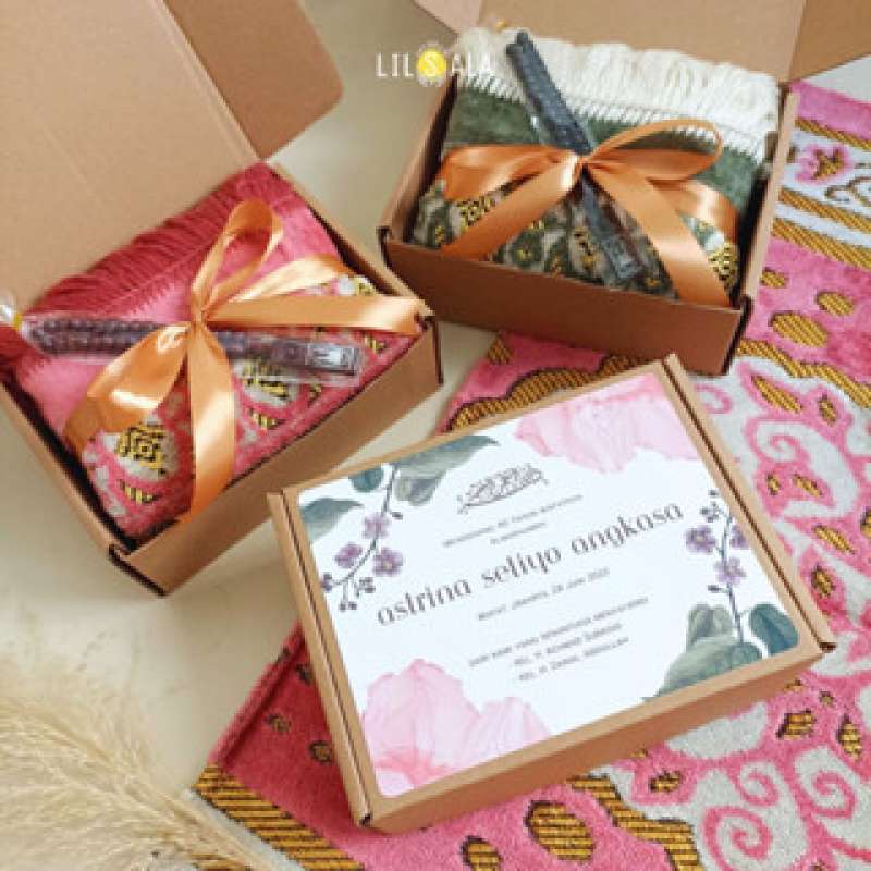 Promo [SALAM] GIFT SAJADAH TURKI MOTIF CANTIK DENGAN TASBIH KAYU FREE ...