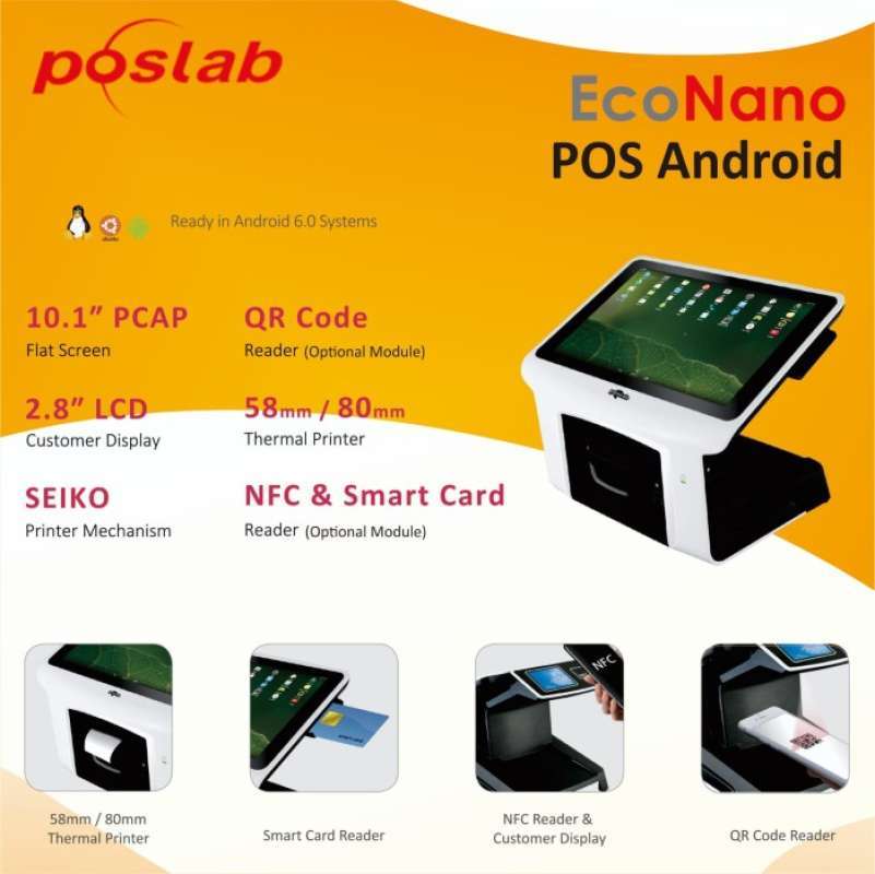 Promo Pos Android Econano Z8350 Mesin Kasir Poslab Econano Diskon 23% ...
