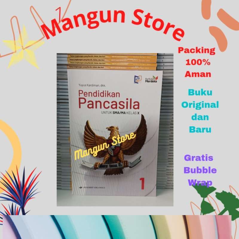 Promo Buku Pendidikan Pancasila Kelas X.10 Sma Kurikulum Merdeka Erlangga Diskon 23% di Seller ...