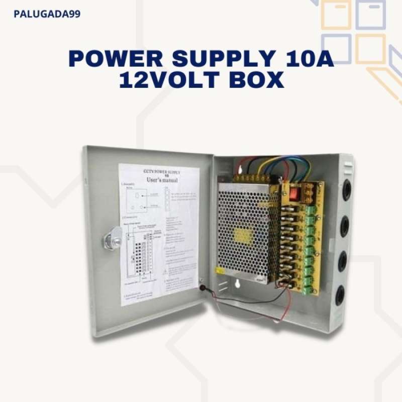 Jual Cctv Power Supply Box 12V / 10A Kualitas Terbaik di Seller Djaya ...