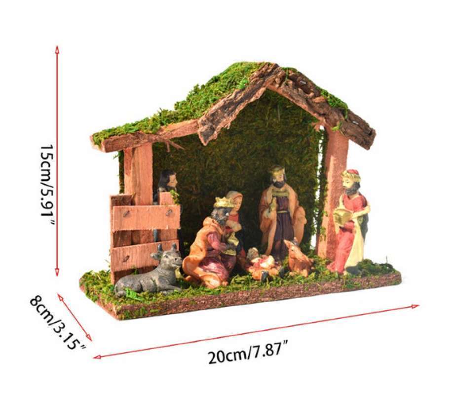 Jual Fir Miniatur Patung Yesus Bahan Resin Untuk Dekorasi Natal Di ...