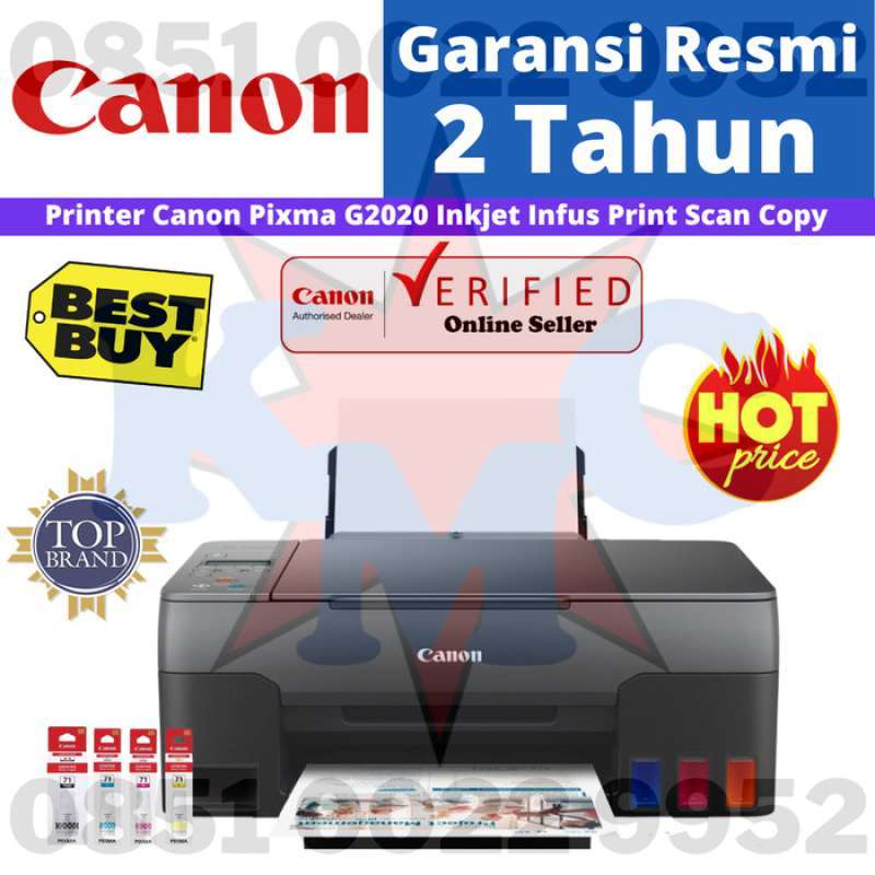 Promo Printer Canon Pixma G2020 G 2020 Print Scan Copy Diskon 23% di ...