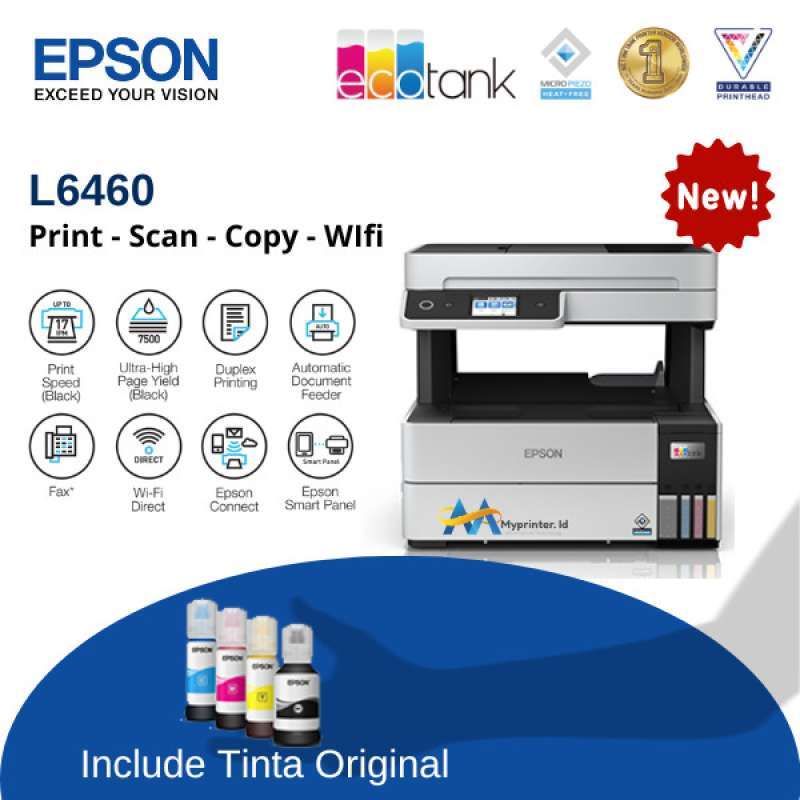 Promo Printer Epson L6460 Ecotank New - Garansi Resmi Epson Indonesia ...