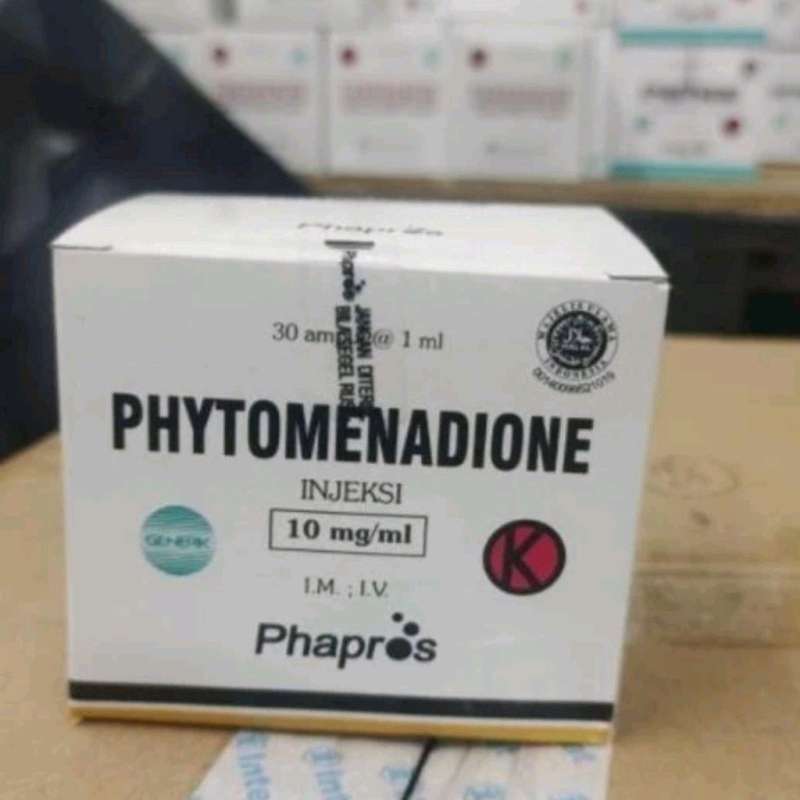 Jual Phytomenadione10 10mg Injeksi Per Box Isi 30 Ampulan Original Di ...