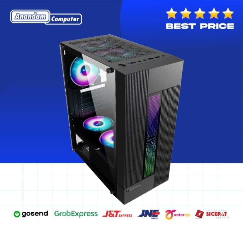 Jual Power UP RAPTOR 1625 - Include PSU 500W Casing PC Gaming Komputer ...