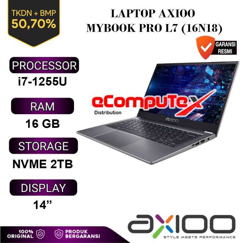 Jual LAPTOP AXIOO MYBOOK PRO L7 (16N18) i7 / 16GB NVME 2TB 14 TKDN ...