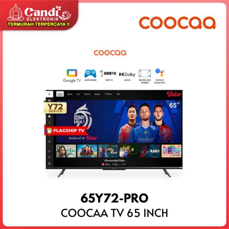 Jual COOCAA 4K UHD SMART DIGITAL TV 65 INCH 65Y72-PRO di Seller Candi ...
