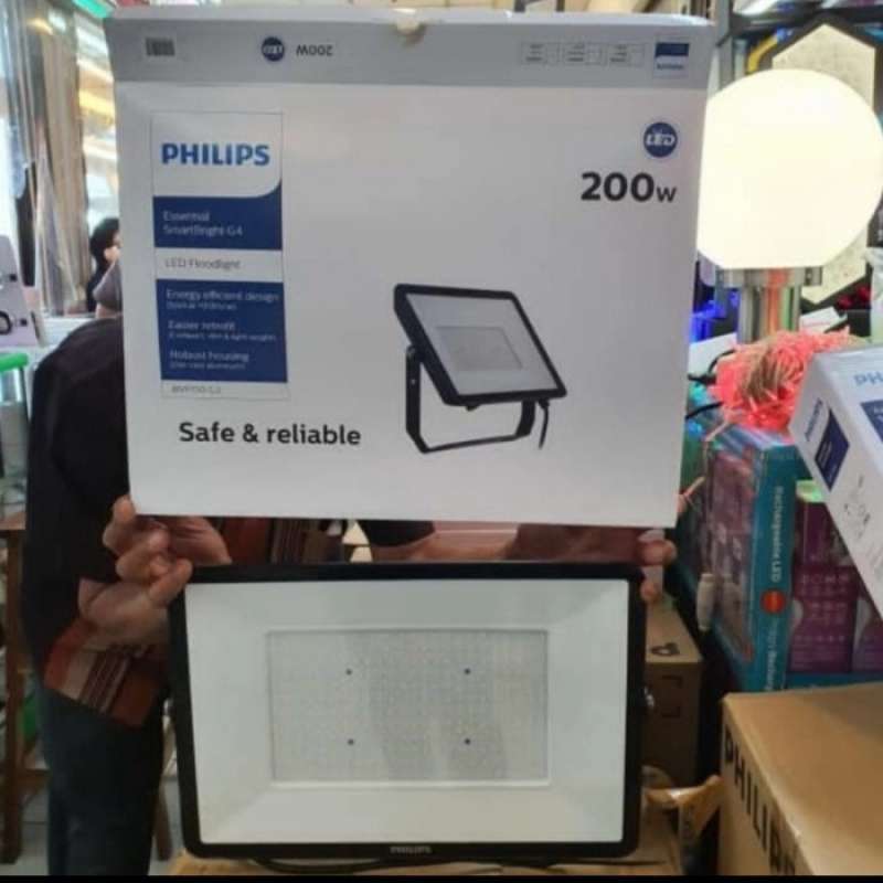 Promo PHILIPS LED Flood Light BVP150 LED180 PSU 200W SWB G2 GM 220-240V ...