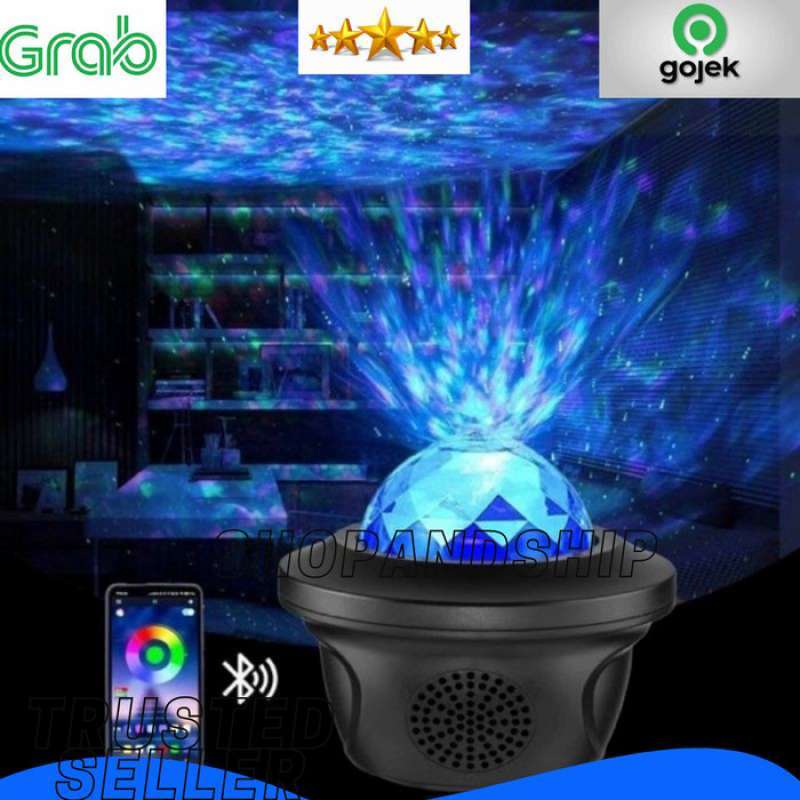 Promo Led Star Night Music Projector Nebula Lamp Moon Nebula Light ...