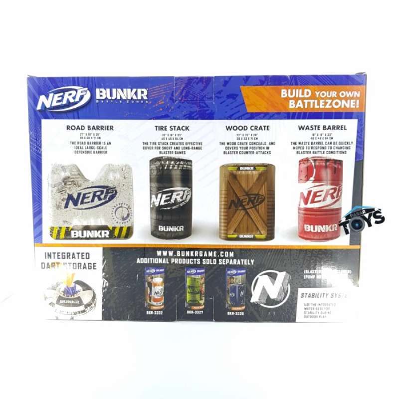 Promo Nerf Bunkr Battle Zones Competition Pack Inflatable Original ...