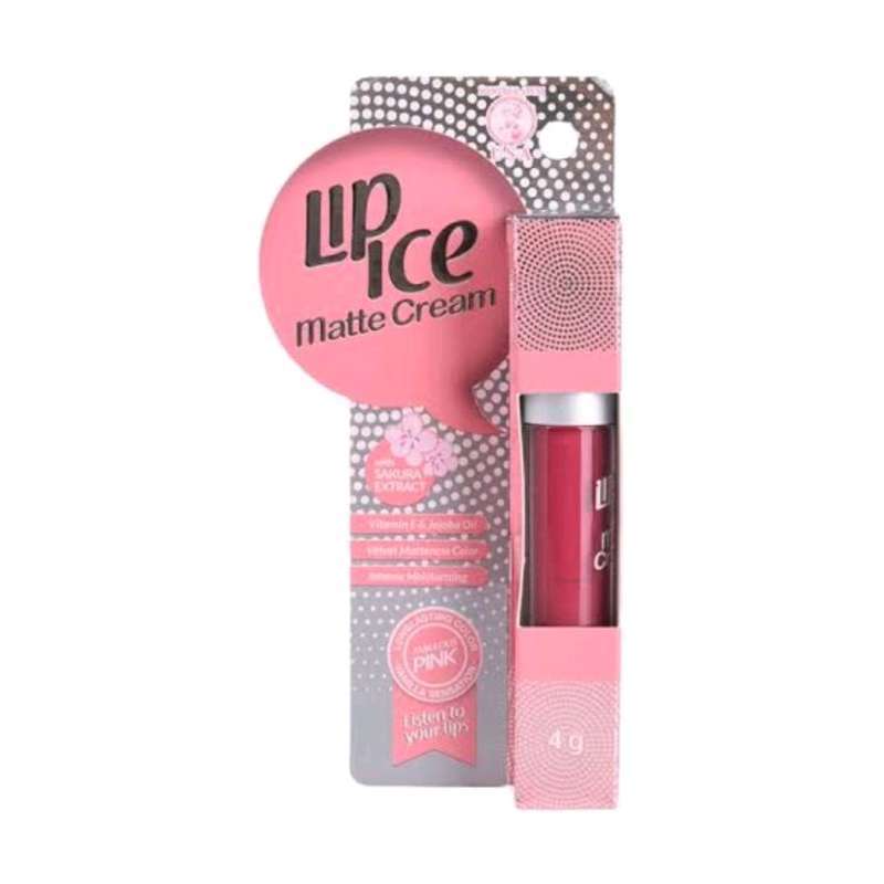 Jual Lip Ice Matte Cream Fabulous Pink Exp 2025 Di Seller Starmonshop ...