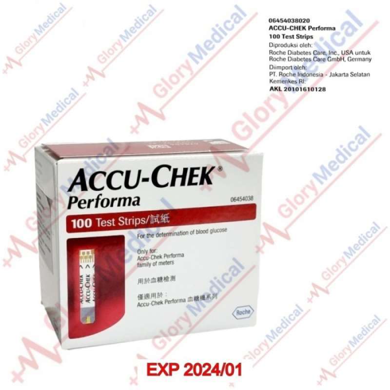 Promo Accu Chek Performa Strip Isi 100 Accu Check Diskon 23% di Seller ...
