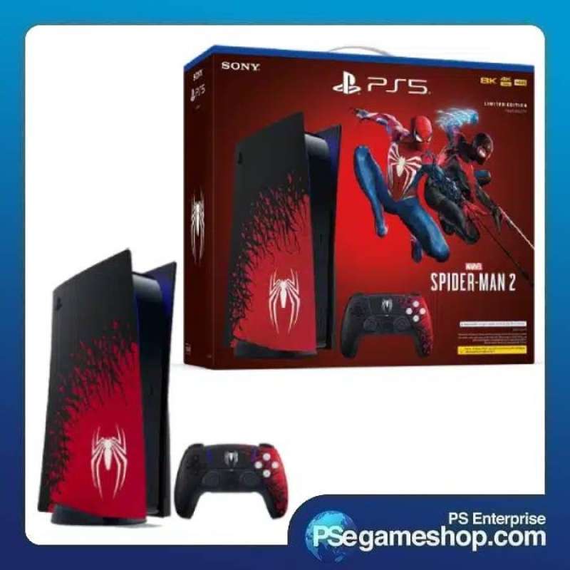 Promo PS5 Console Marvels SpiderMan 2 Limited Edition Bundle Disc ...