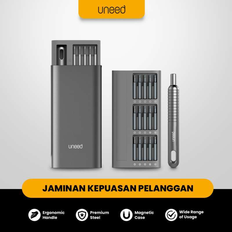 Promo Uneed Precision Screwdriver Kit 30 Bits Premium Obeng Set - Usd603 Diskon 50% Di Seller ...