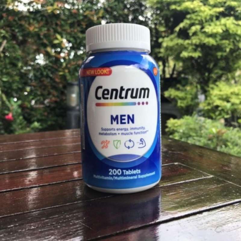 Jual Centrum Multivitamin Multi Mineral For Men 200 Tablet Di Seller ...