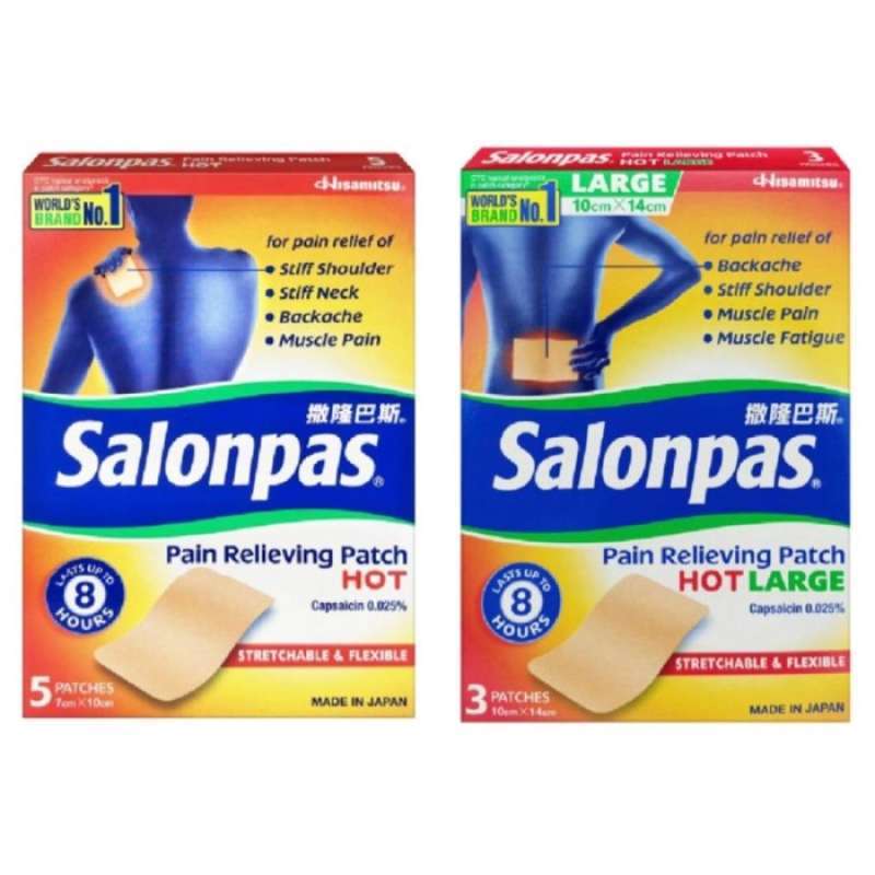 Promo Salonpas Pain Relieving Patch Diskon 27% Di Seller Fleurr Shop ...