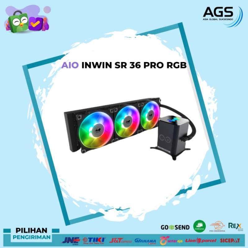 Promo INWIN SR36 PRO - 360 ARGB AIO Twin Turbines Liquid Cooler Diskon ...